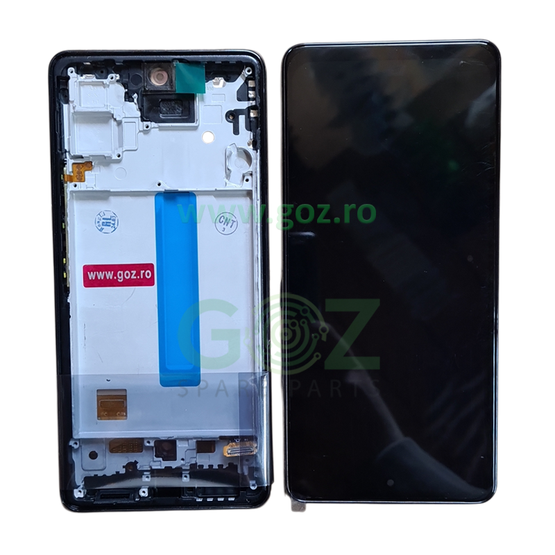 Galaxy A53 5G /A536 Ecran/Display Cu Rama Neagra - OLED - GOZ - Piese ...